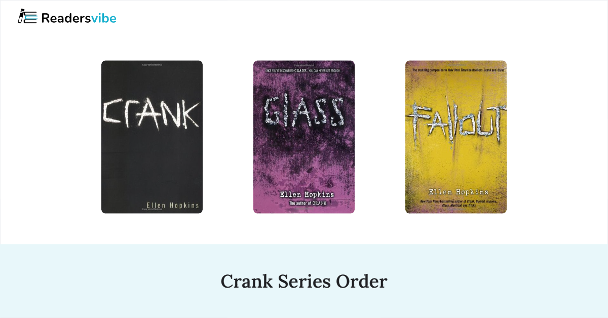Crank Book Series In Order (3 Books)
