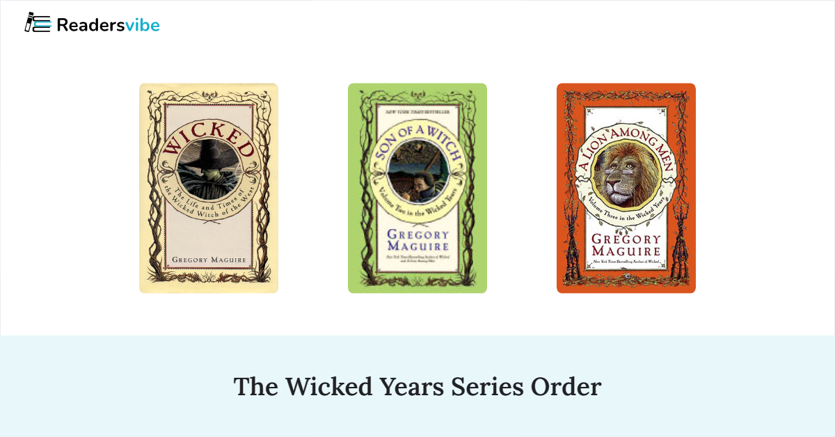 The Wicked Years Book Series In Order (4 Books)