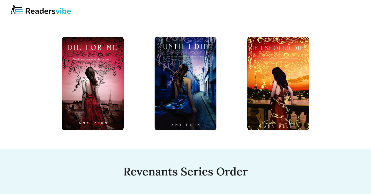 Revenants Book Series In Order (4 Books)