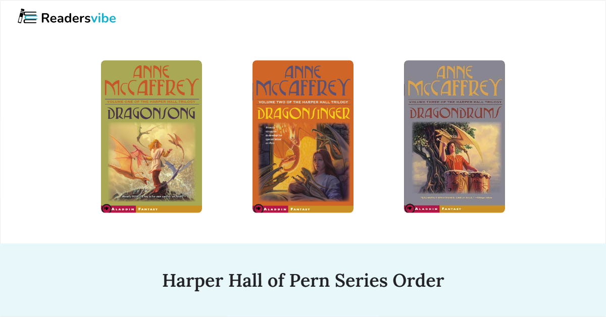 Harper Hall of Pern Book Series In Order (3 Books)