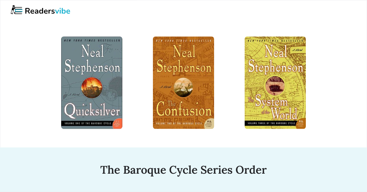The Baroque Cycle Book Series In Order (3 Books)