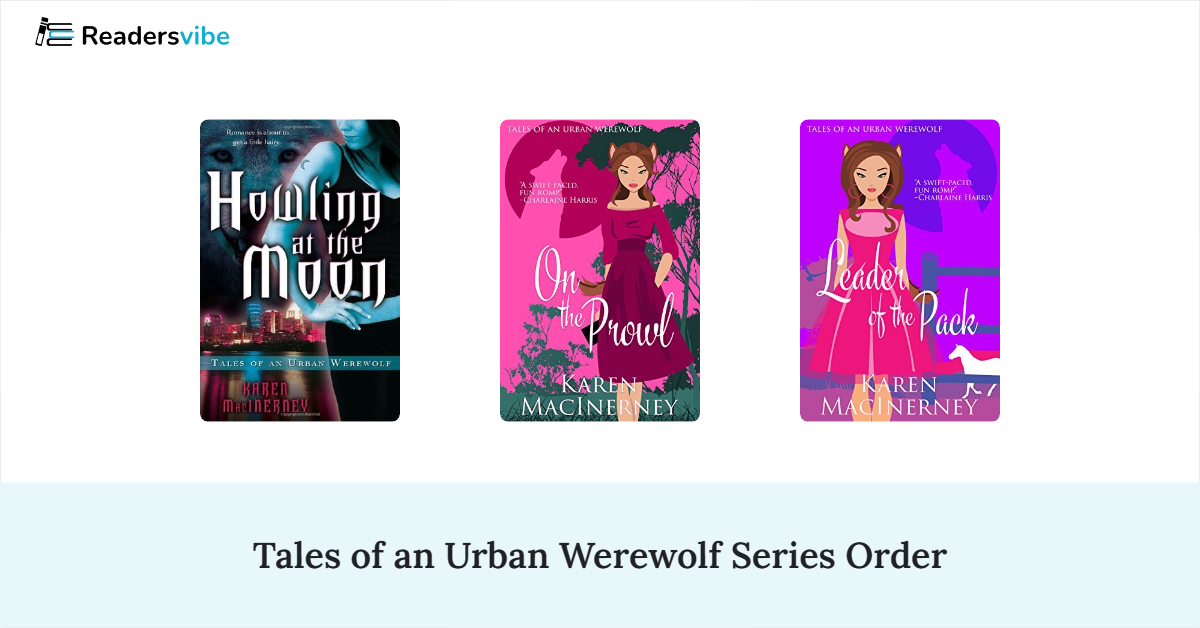 Tales of an Urban Werewolf Book Series In Order (3 Books)