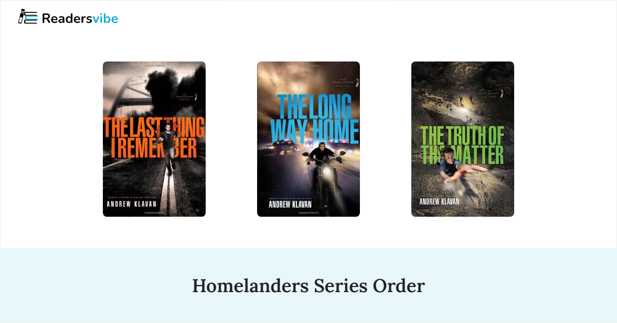 Homelanders Book Series In Order (4 Books)