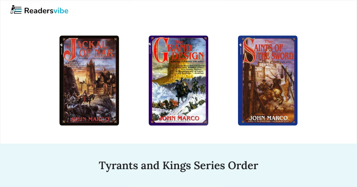 Tyrants and Kings Book Series In Order (3 Books)