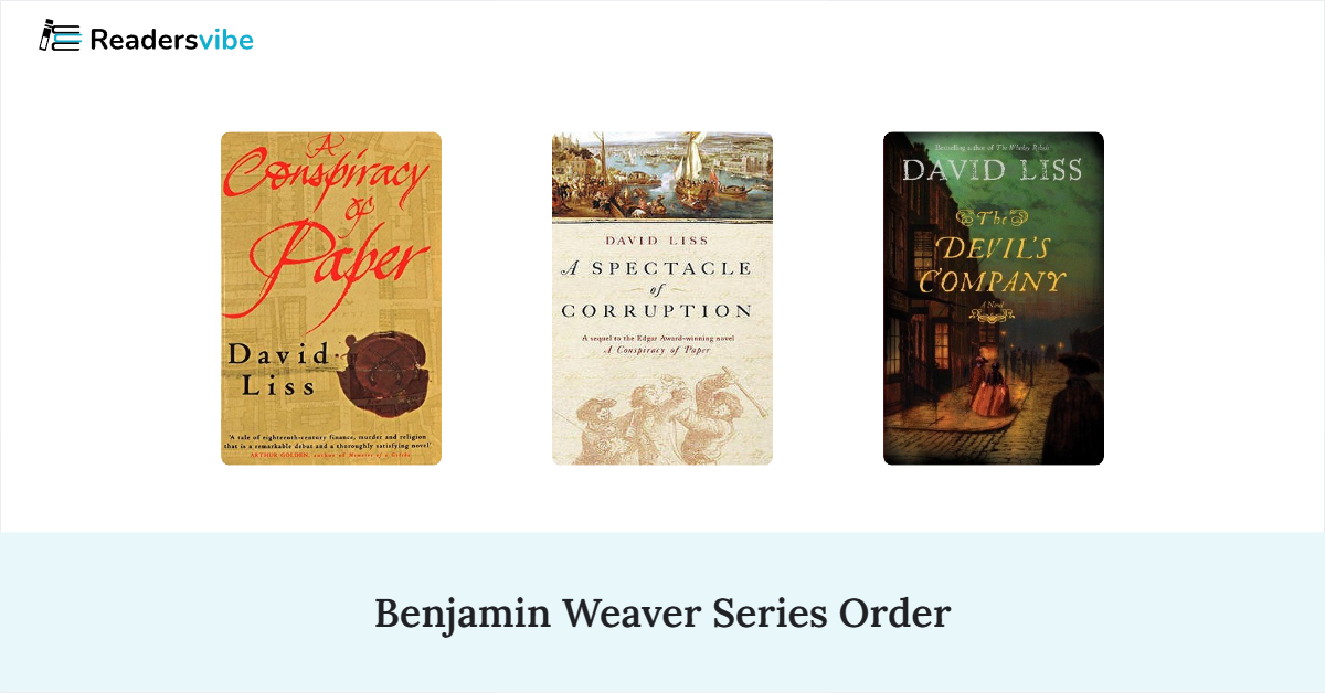 Benjamin Weaver Book Series In Order (4 Books)