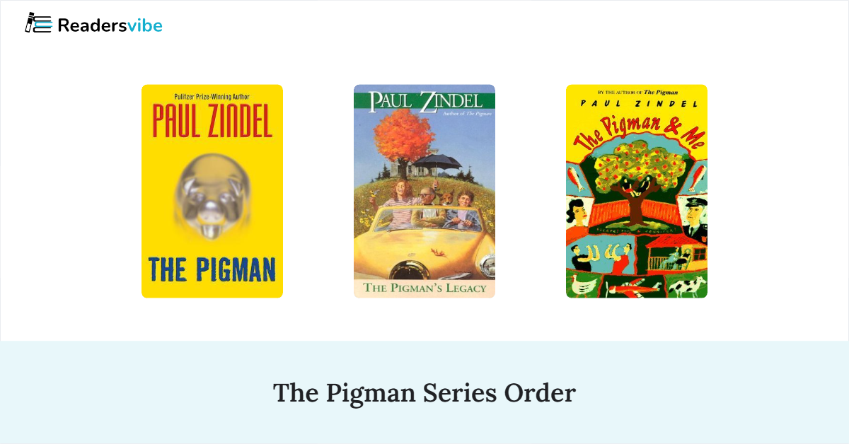 The Pigman Book Series In Order (3 Books)