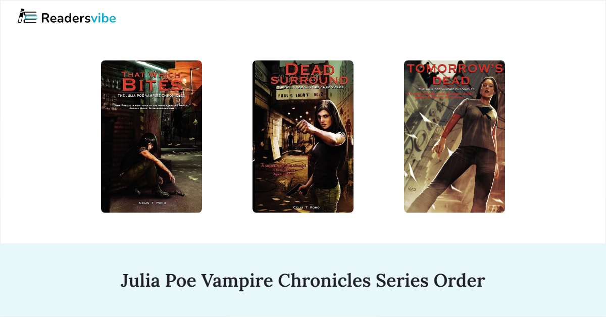 Julia Poe Vampire Chronicles Book Series In Order (3 Books)