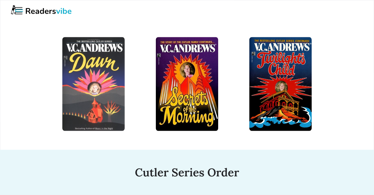 Cutler Book Series In Order (5 Books)