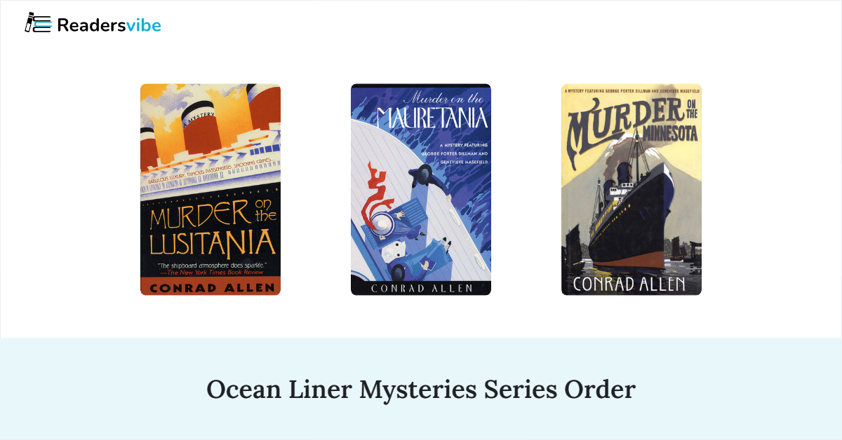 Ocean Liner Mysteries Book Series In Order (8 Books)