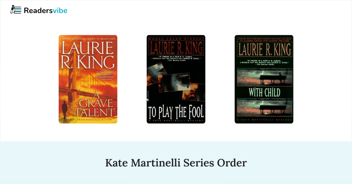 Kate Martinelli Book Series In Order (5 Books)