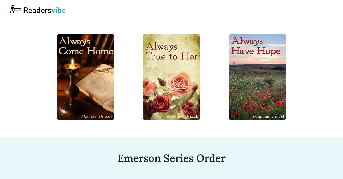 Emerson Book Series In Order (6 Books)