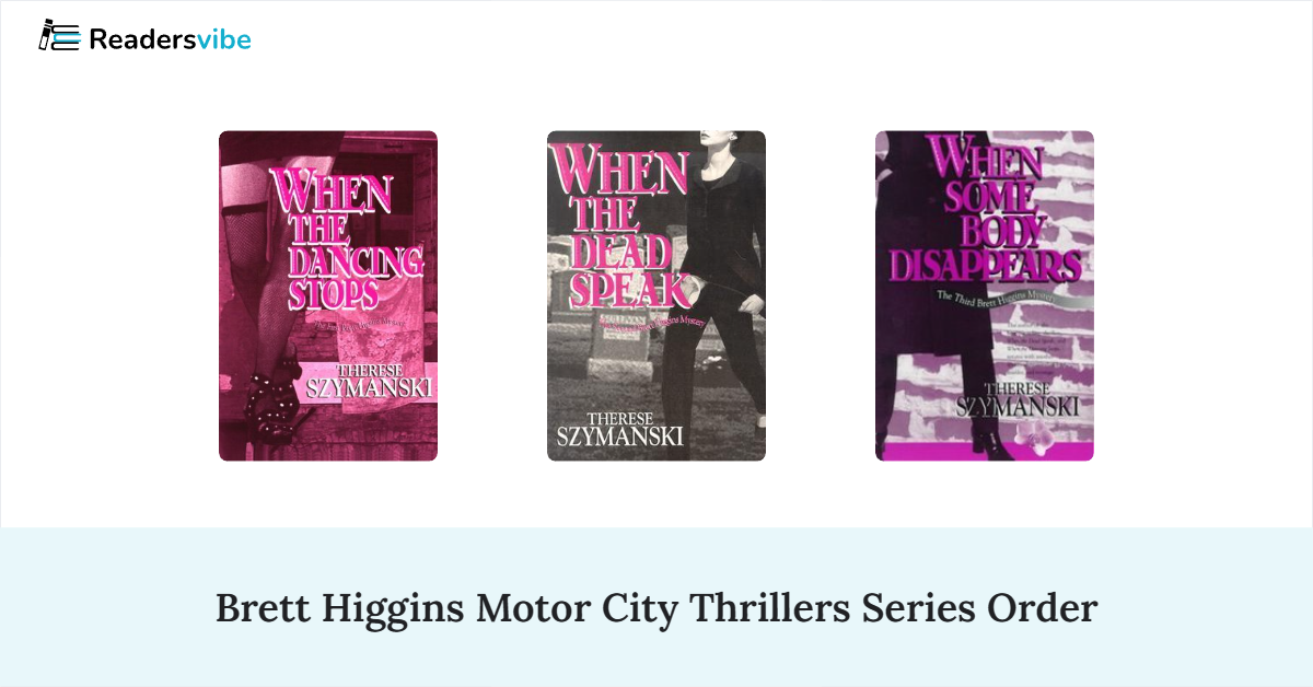 Brett Higgins Motor City Thrillers Book Series In Order (9 Books)