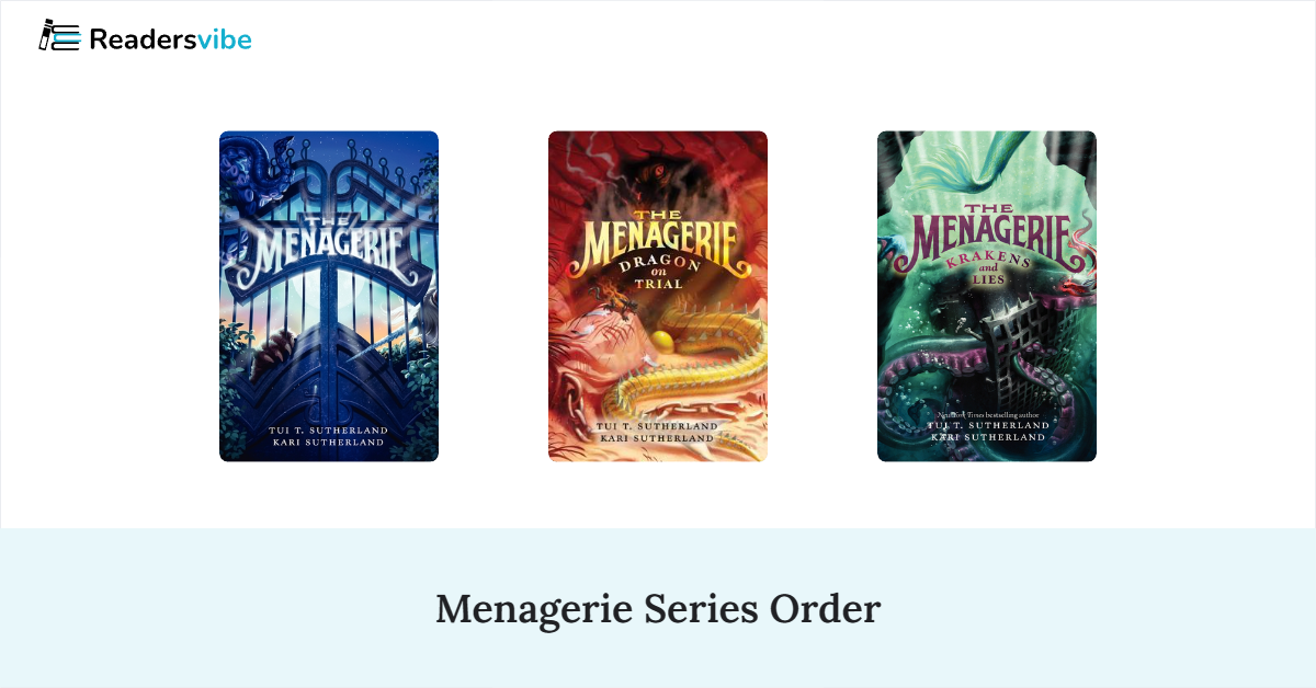 Menagerie Book Series In Order (9 Books)