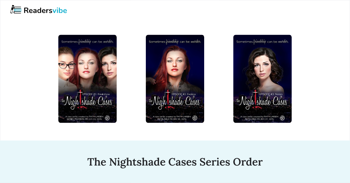 The Nightshade Cases Book Series In Order (16 Books)