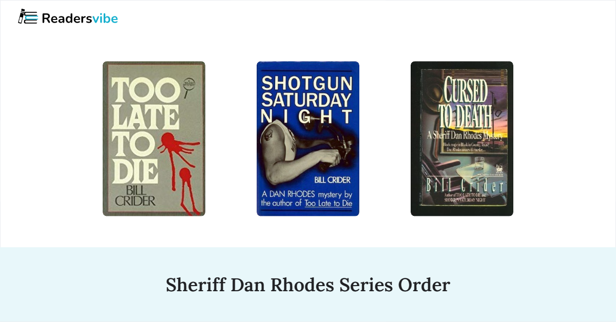 Sheriff Dan Rhodes Book Series In Order (25 Books)