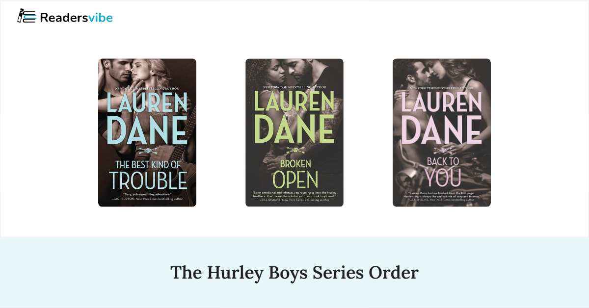 The Hurley Boys Book Series In Order (3 Books)