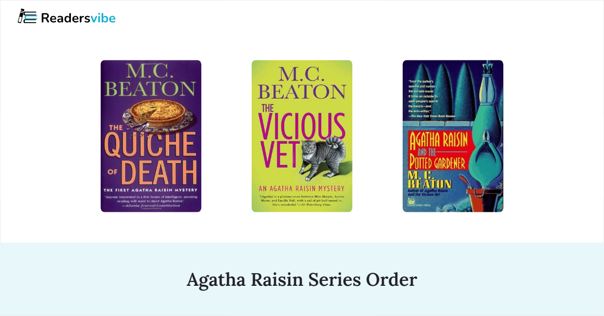 Agatha Raisin Book Series In Order (34 Books)