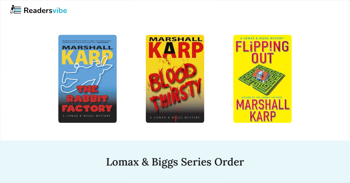 Lomax & Biggs Book Series In Order (5 Books)