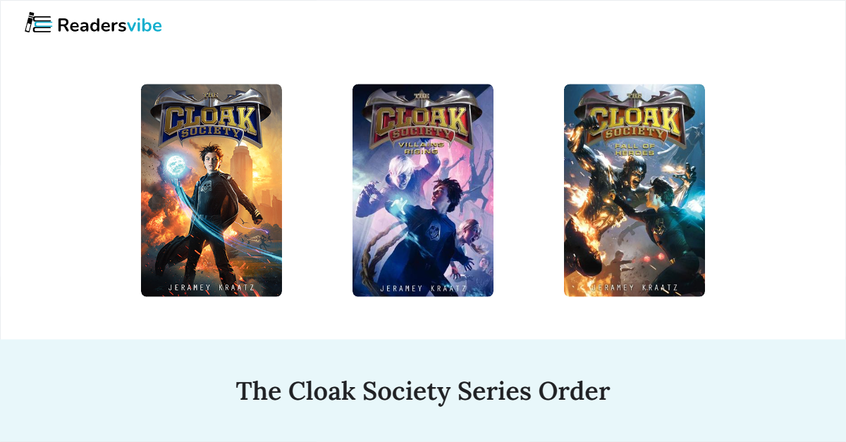 The Cloak Society Book Series In Order (3 Books)