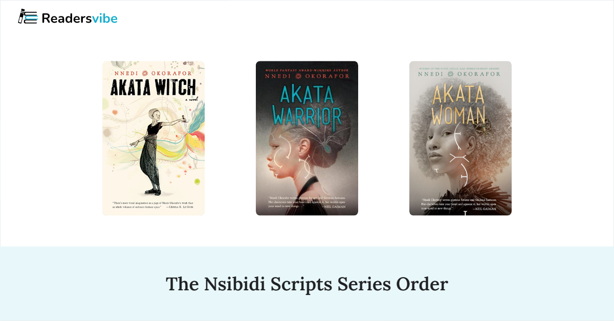 The Nsibidi Scripts Book Series In Order (3 Books)