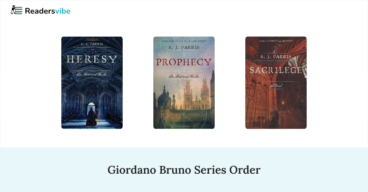 Giordano Bruno Book Series In Order (7 Books)