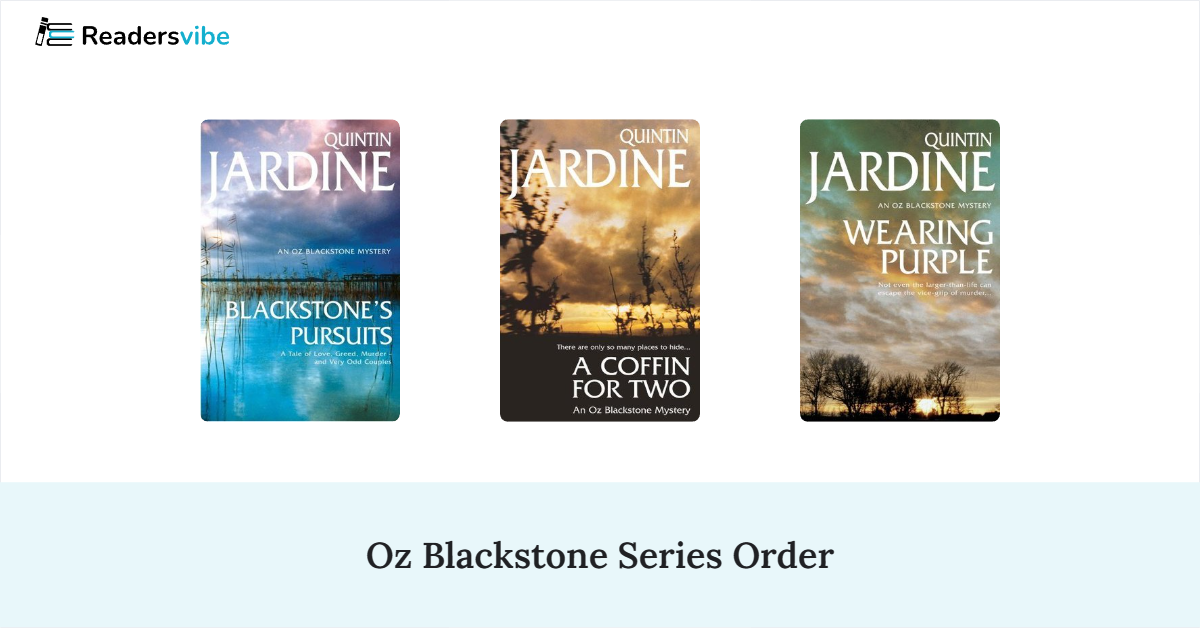 Oz Blackstone Book Series In Order (9 Books)