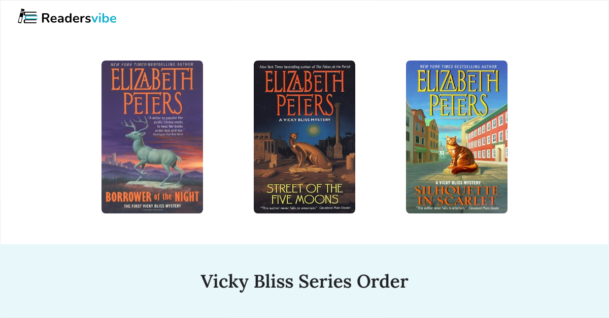 Vicky Bliss Book Series In Order (6 Books)