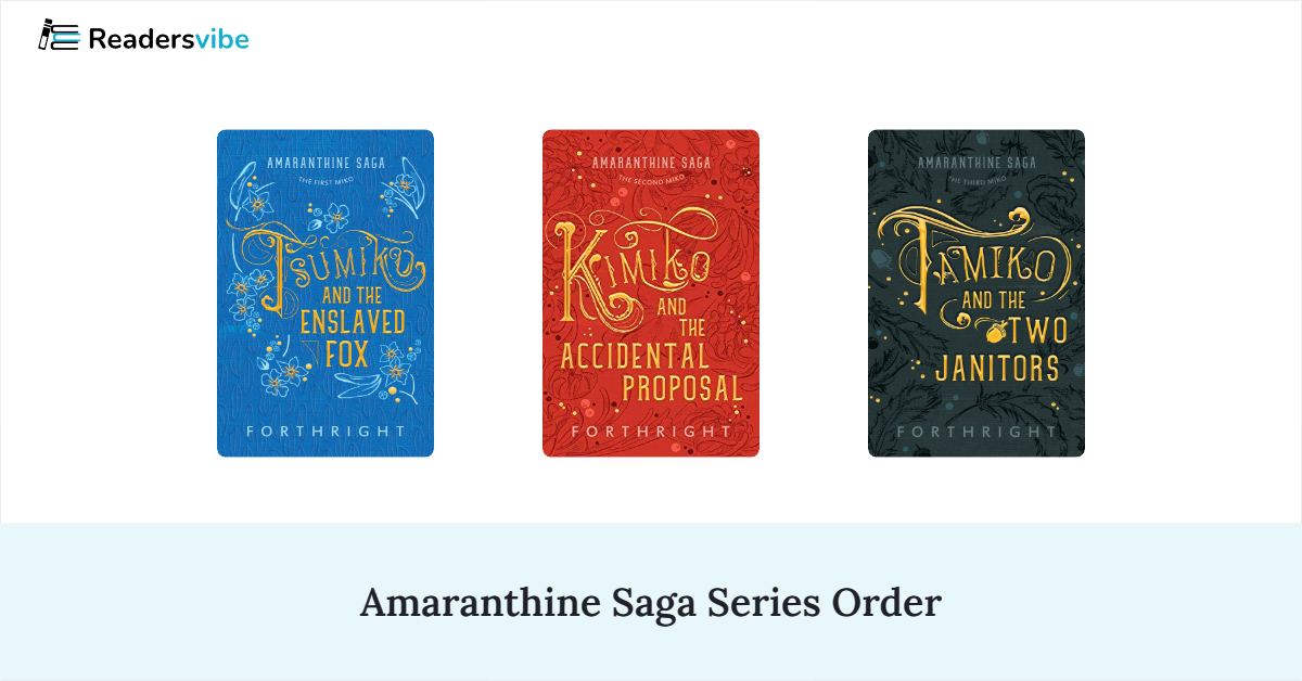 Amaranthine Saga Book Series In Order (7 Books)