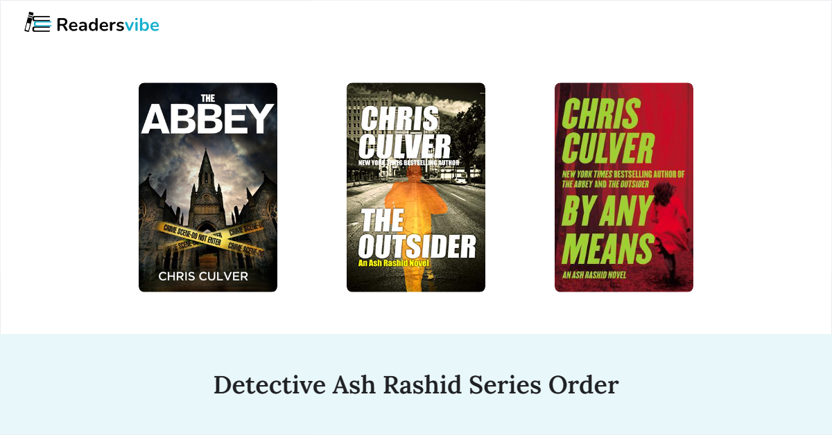 Detective Ash Rashid Book Series In Order (7 Books)