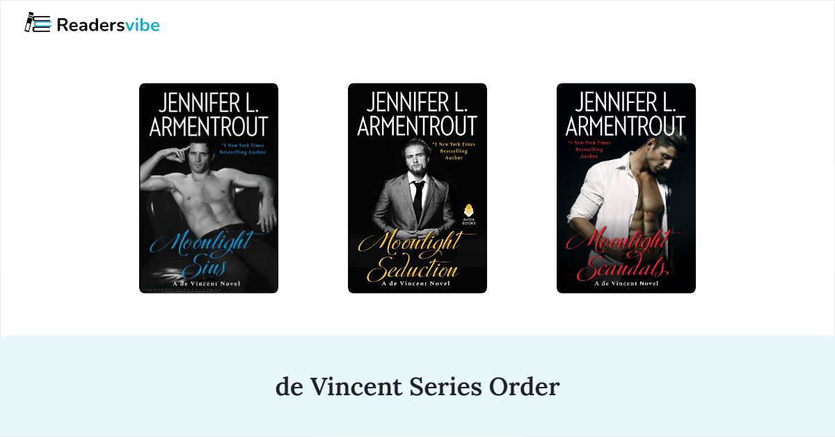 de Vincent Book Series In Order (3 Books)