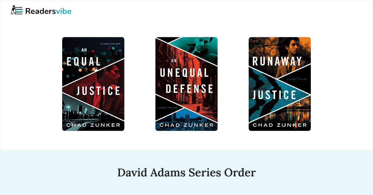 David Adams Book Series In Order (3 Books)