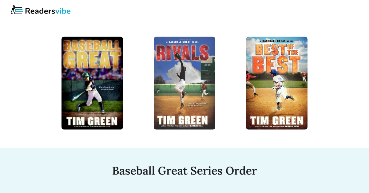 Baseball Great Book Series In Order (4 Books)