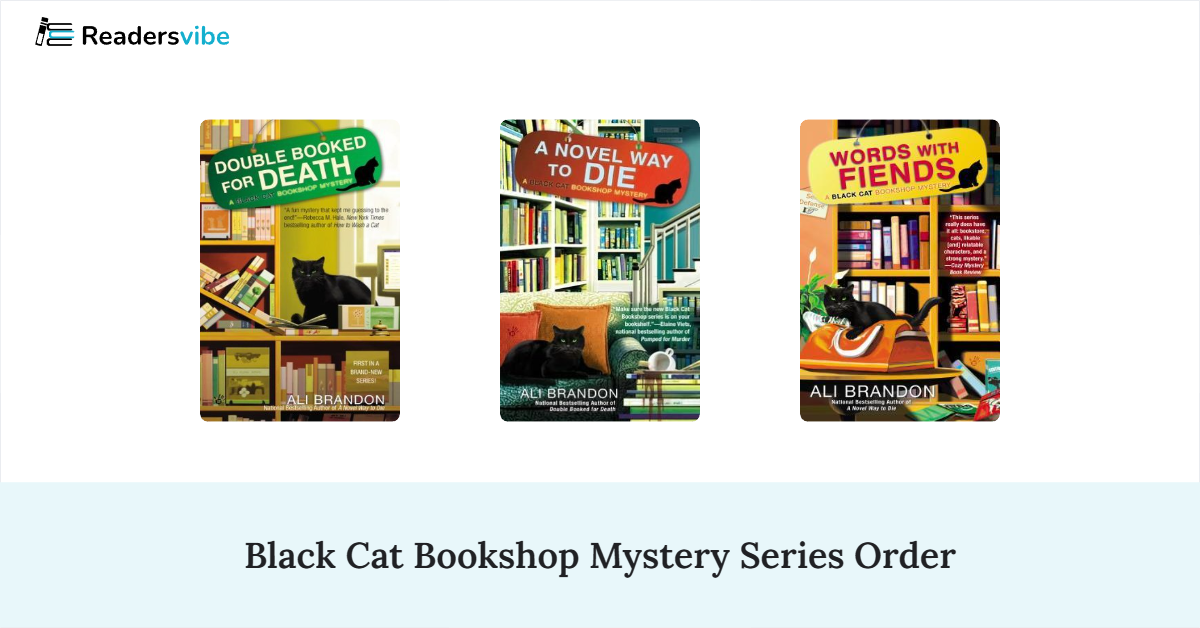 Black Cat Bookshop Mystery Book Series In Order (6 Books)