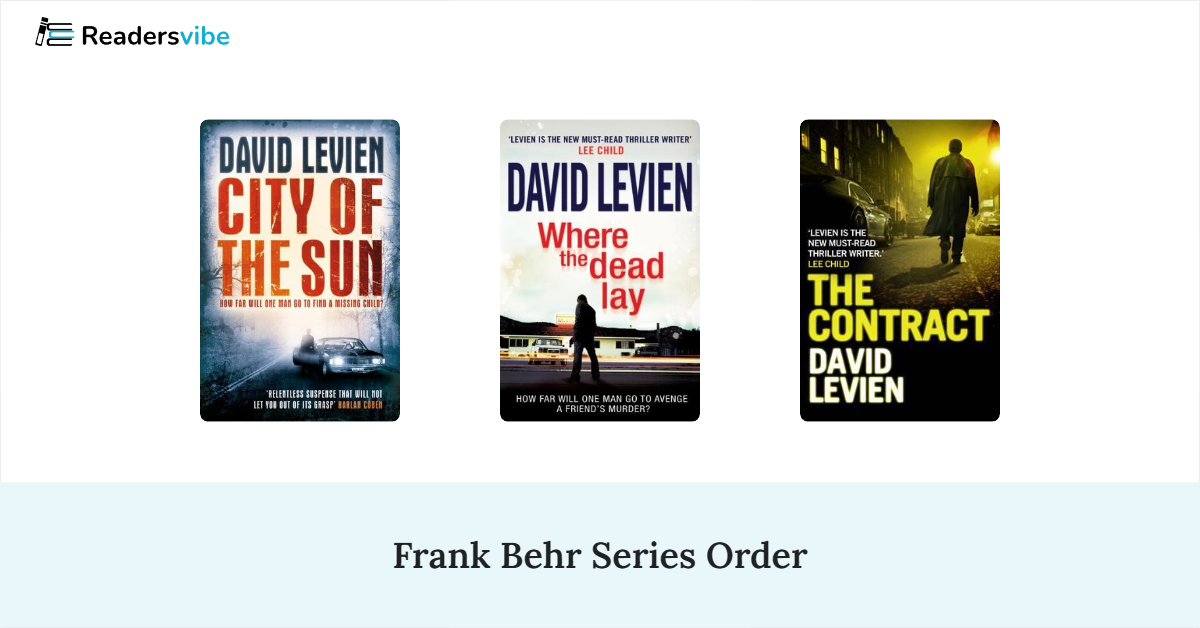 Frank Behr Book Series In Order (4 Books)