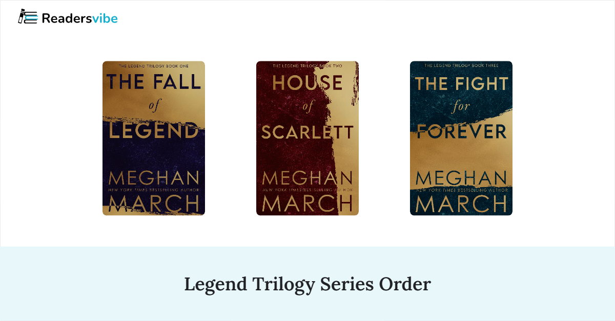 Legend Trilogy Book Series In Order (3 Books)