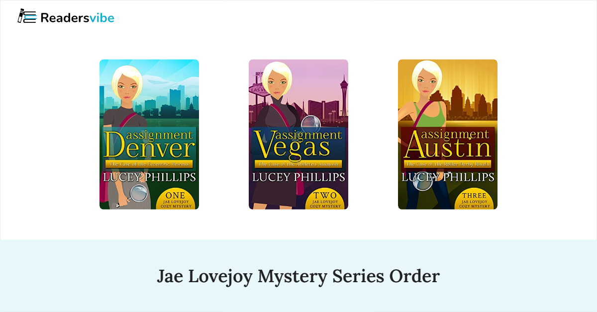 Jae Lovejoy Mystery Book Series In Order (3 Books)