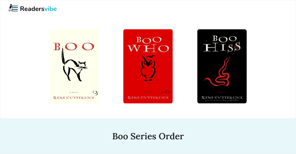 Boo Book Series In Order (4 Books)