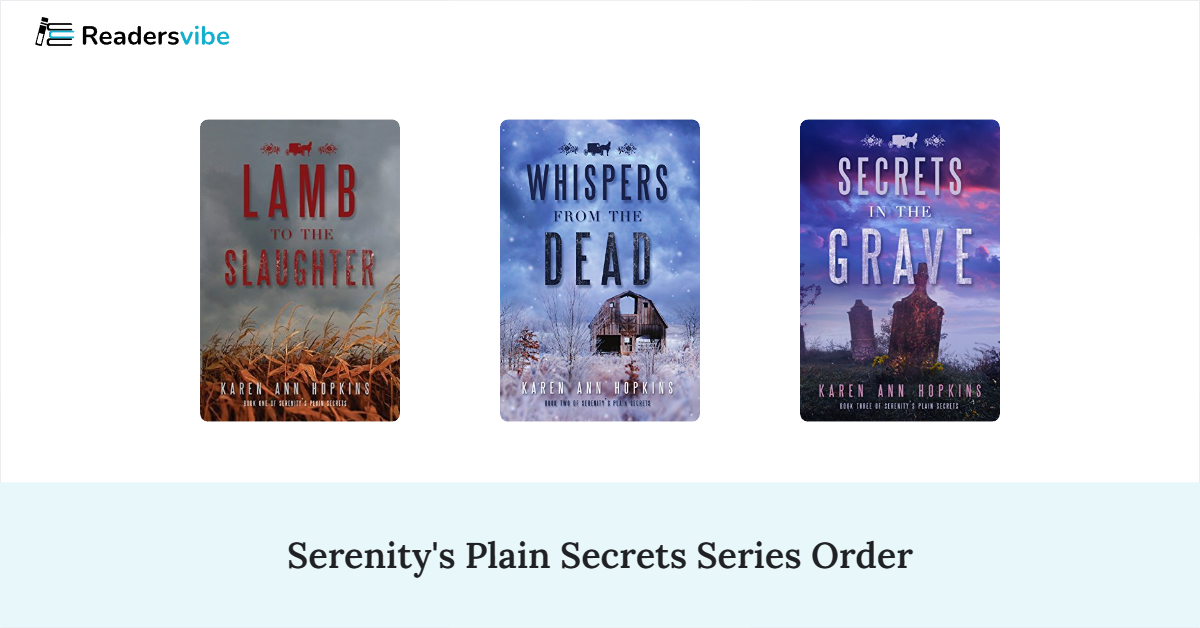 Serenity's Plain Secrets Book Series In Order (15 Books)