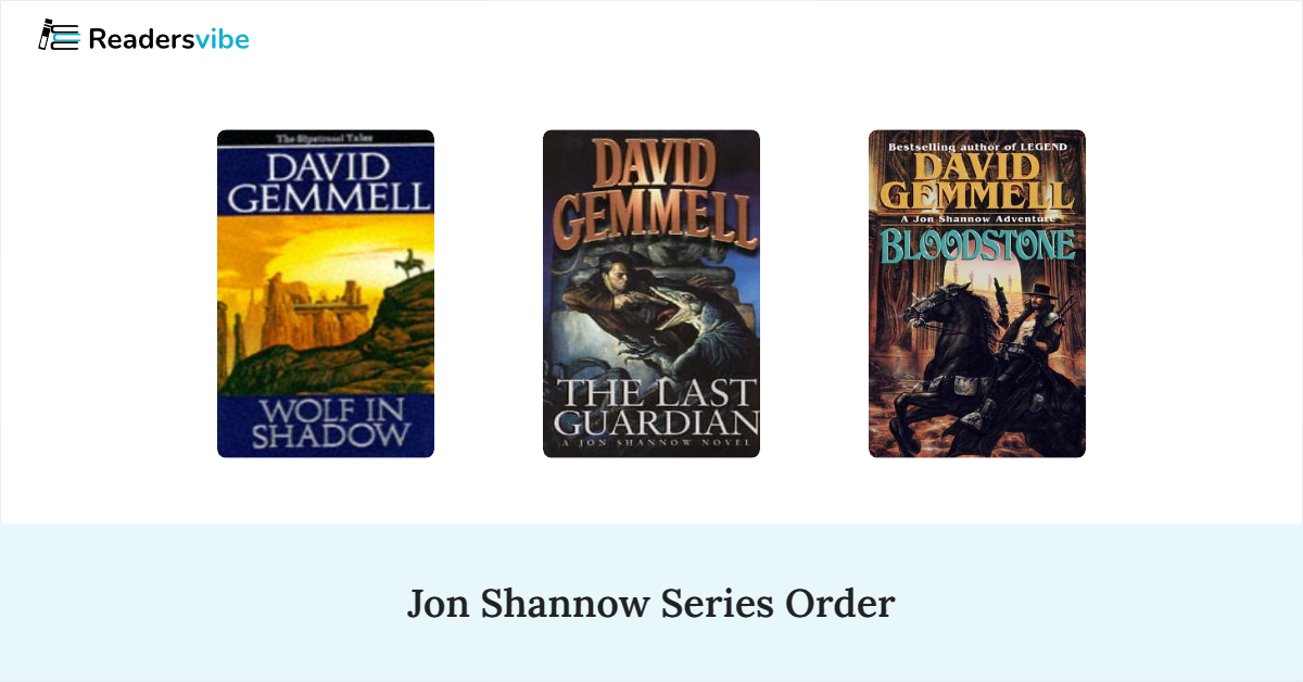 Jon Shannow Book Series In Order (3 Books)