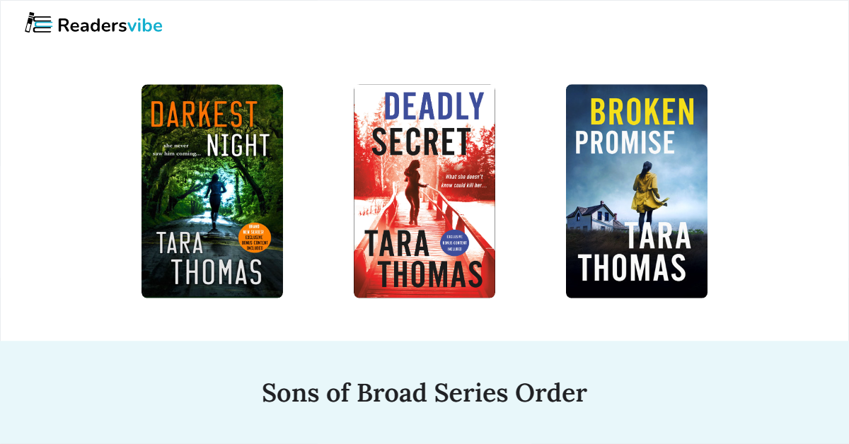 Sons of Broad Book Series In Order (3 Books)