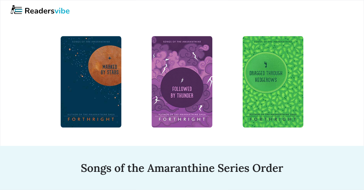 Songs of the Amaranthine Book Series In Order (9 Books)