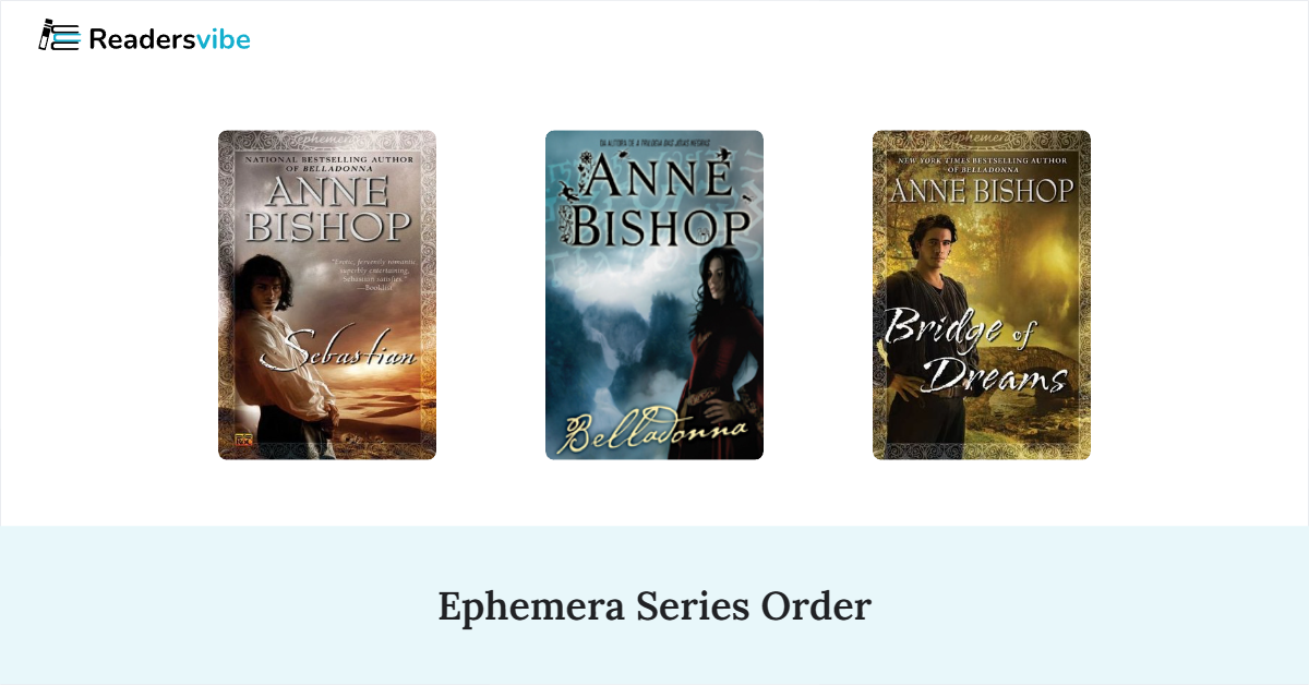 Ephemera Book Series In Order (3 Books)