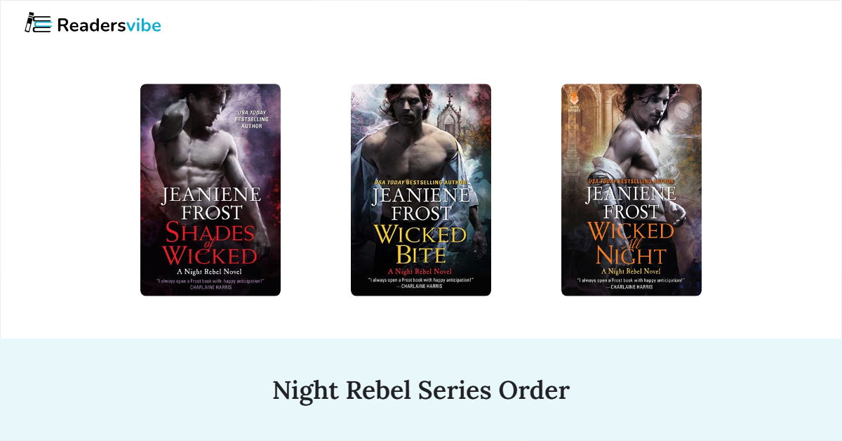Night Rebel Book Series In Order (3 Books)