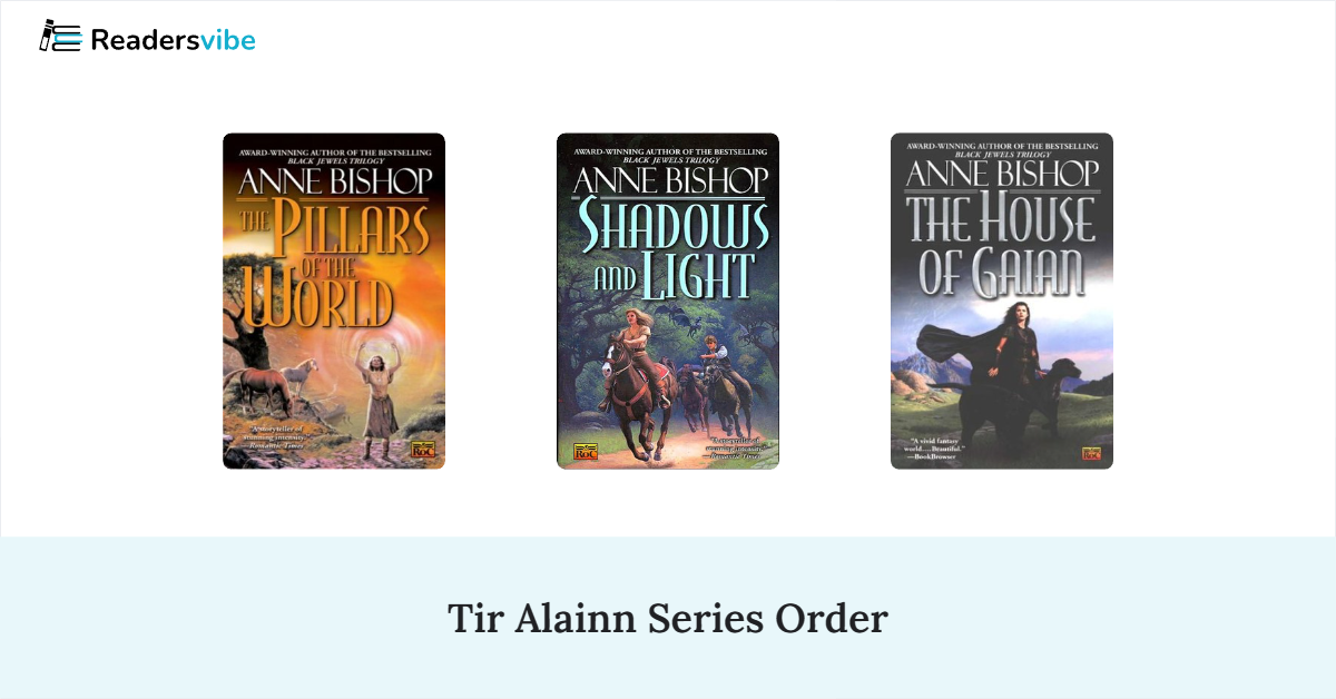 Tir Alainn Book Series In Order (3 Books)
