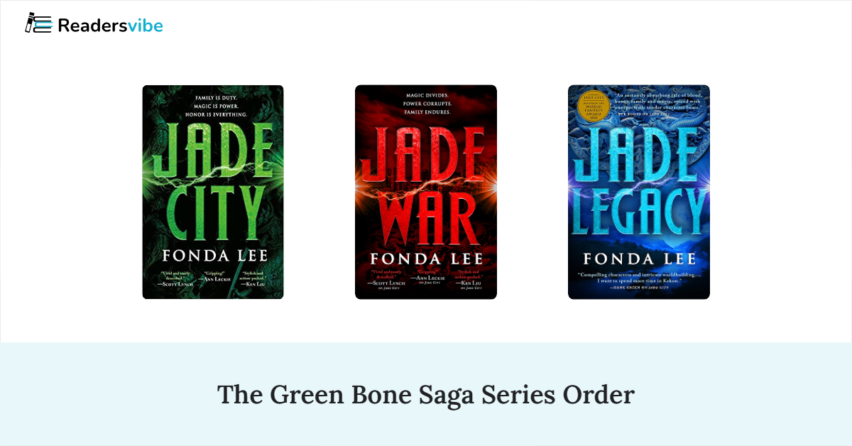The Green Bone Saga Book Series In Order (3 Books)