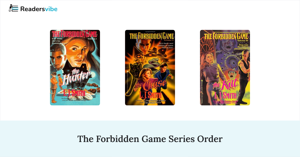 The Forbidden Game Book Series In Order (3 Books)