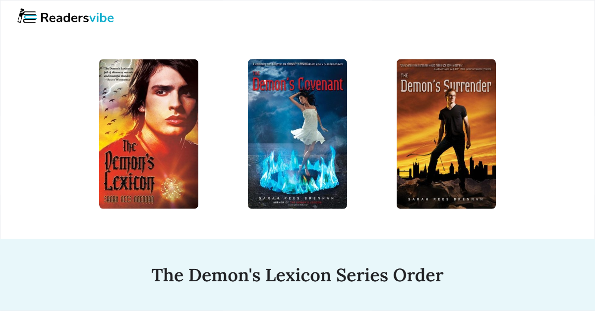 The Demon's Lexicon Book Series In Order (3 Books)