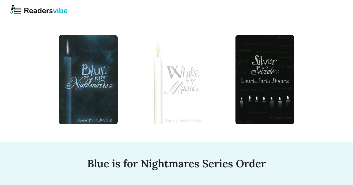 Blue is for Nightmares Book Series In Order (5 Books)
