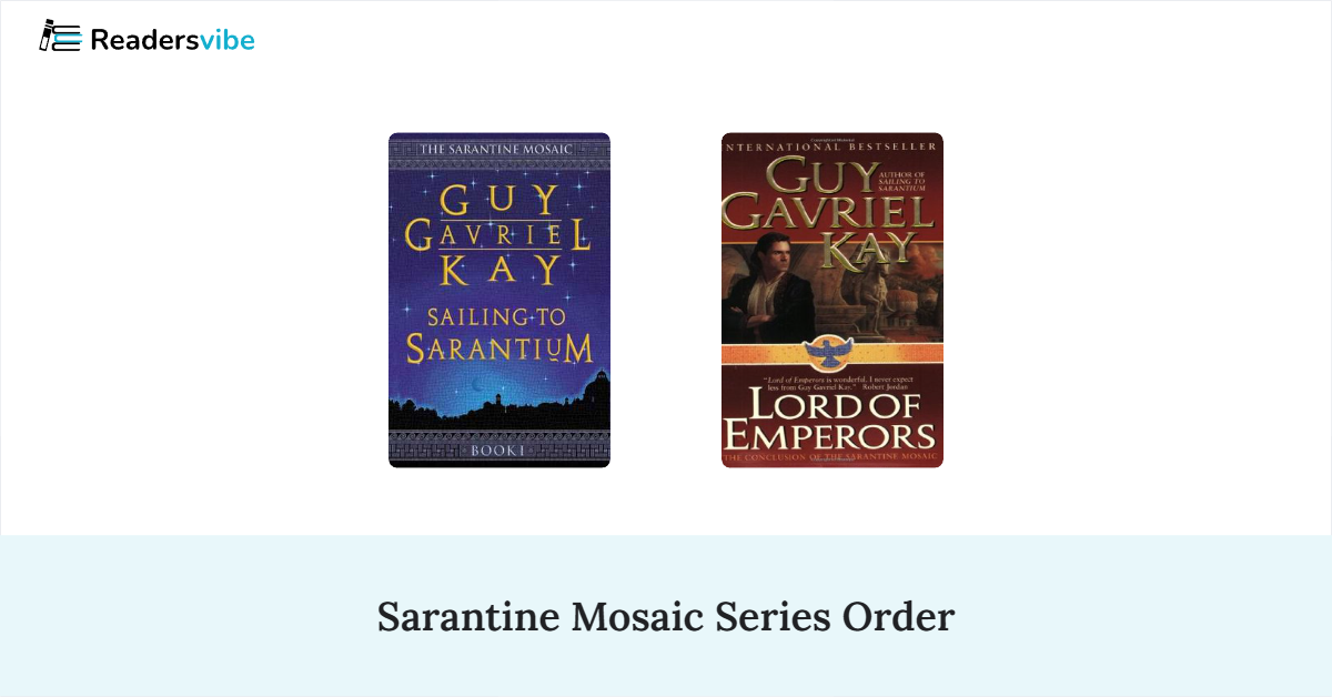 Sarantine Mosaic Book Series In Order (2 Books)