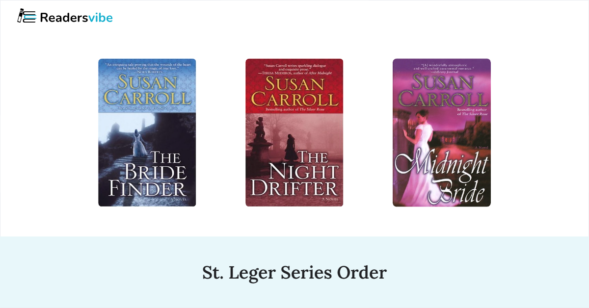 St. Leger Book Series In Order (3 Books)